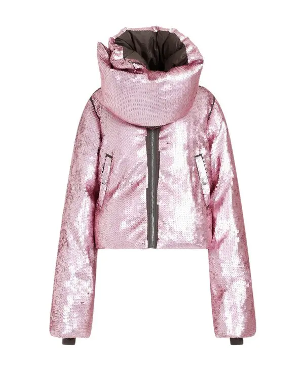 Rick Owens Highneck Puffer Jacket - Multicolor