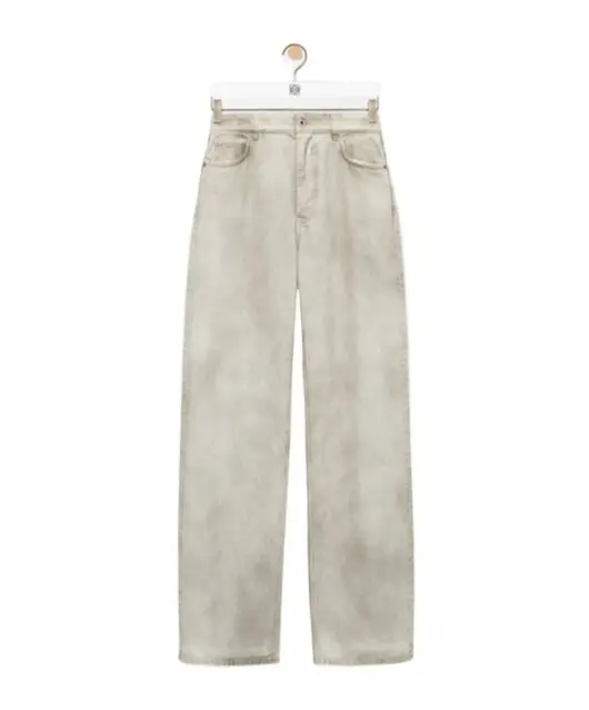Loewe Straight-leg Jeans With Logo Patch
