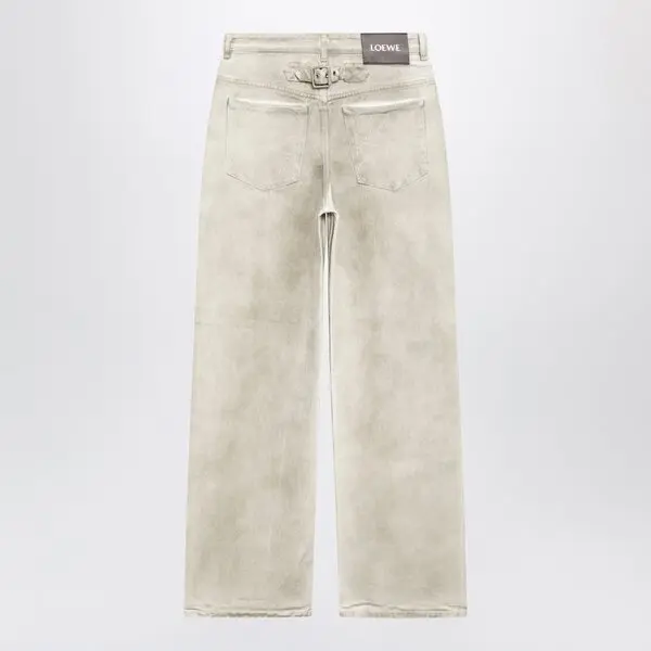 Loewe High-rise Straight-leg Jeans With Cinched Back