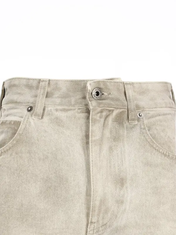 Loewe High-rise Straight-leg Jeans With Cinched Back
