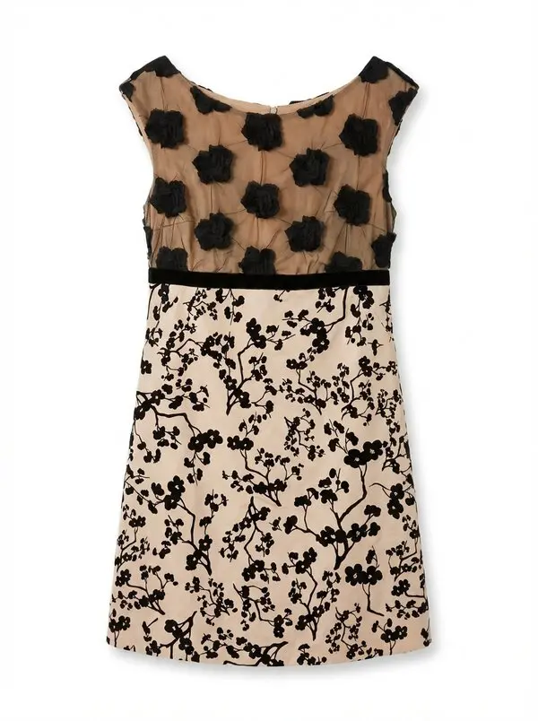 Max Mara Sleeveless Dress With Decal Detail