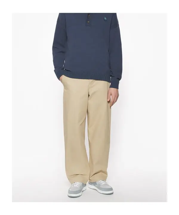 Maison Kitsuné Cotton Gabardine Chino Pants - Dune