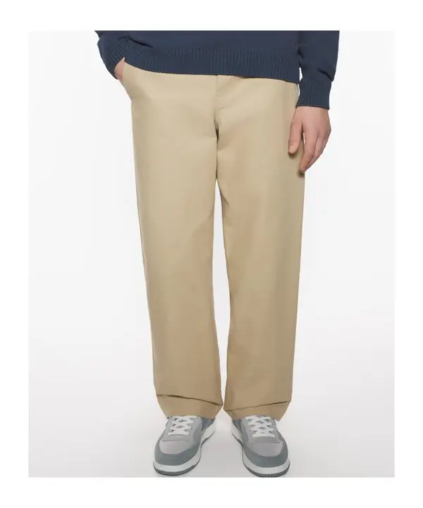 Maison Kitsuné Cotton Gabardine Chino Pants - Dune
