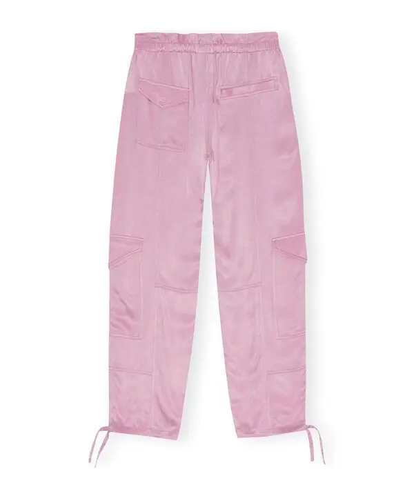 GANNI Cargo Trousers With Drawstring Details