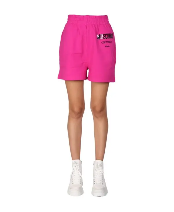 Moschino Detail Loose Fit Shorts