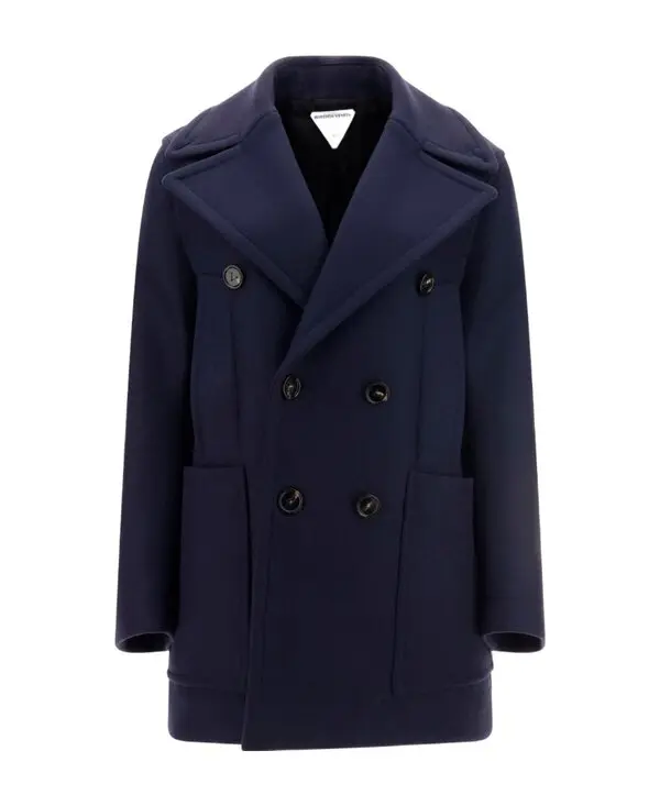 Bottega Veneta Curved Shape Felted Coat