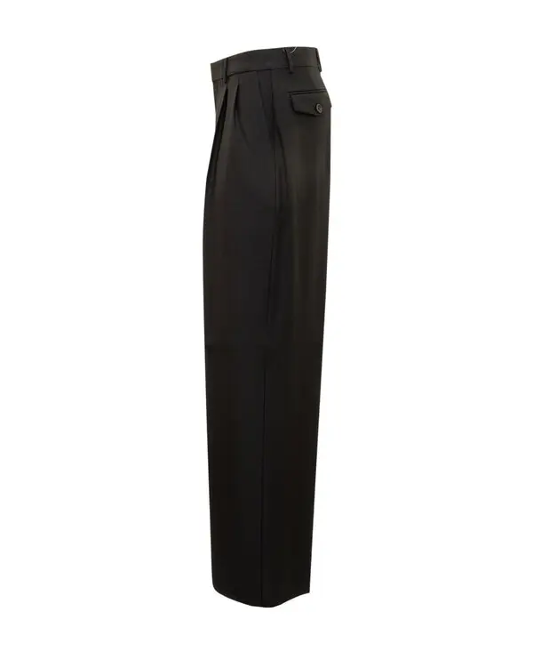 Versace Logo Patch Tailored Trousers
