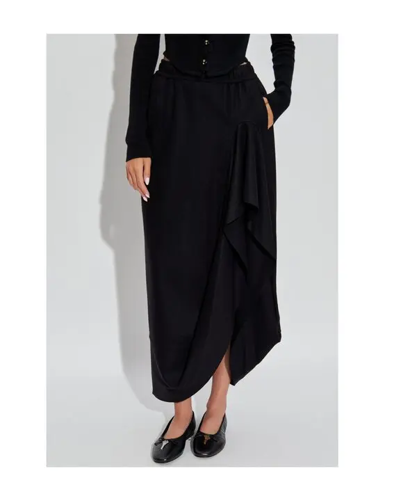 VIVIENNE WESTWOOD Asymmetrical Draped Midi Skirt