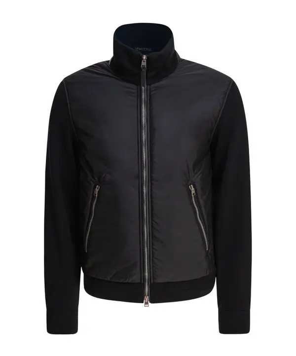 TOM FORD Stand Collar Zip-up Jacket