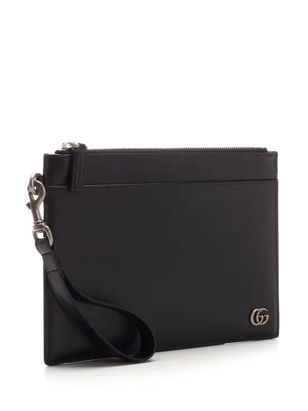 Gucci Gg Plaque Clutch Bag