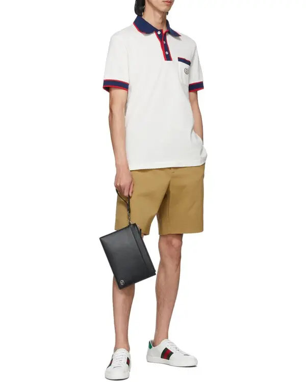 Gucci Gg Plaque Clutch Bag
