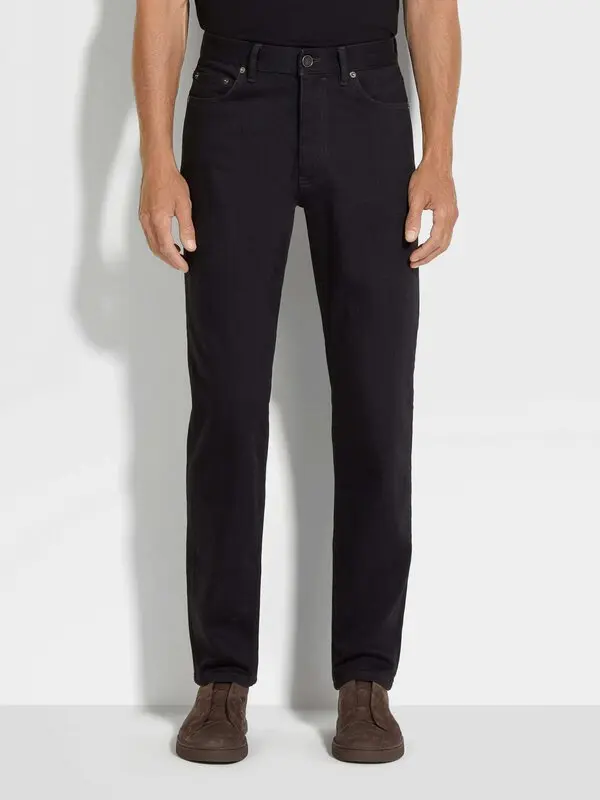Zegna Roccia Denim Jeans - Black