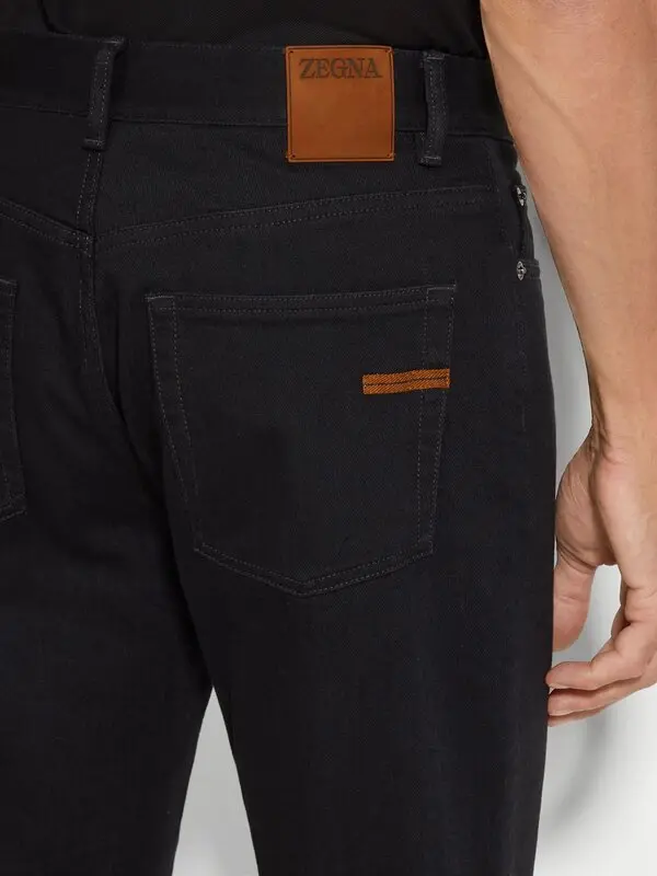 Zegna Roccia Denim Jeans - Black