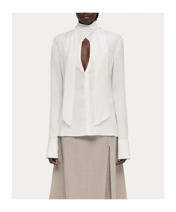 FERRAGAMO Gancini Pattern Shirt