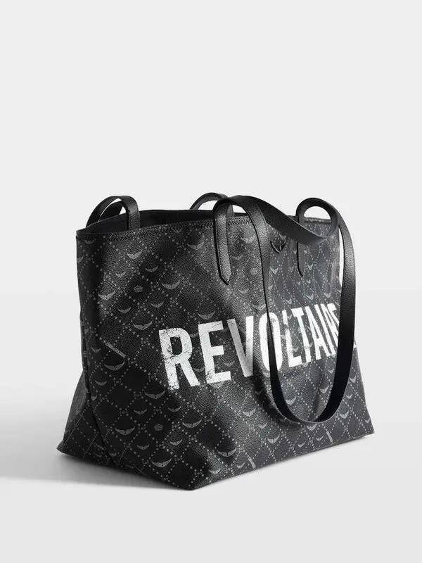 Zadig&Voltaire Logo Printed Tote Bag - Black
