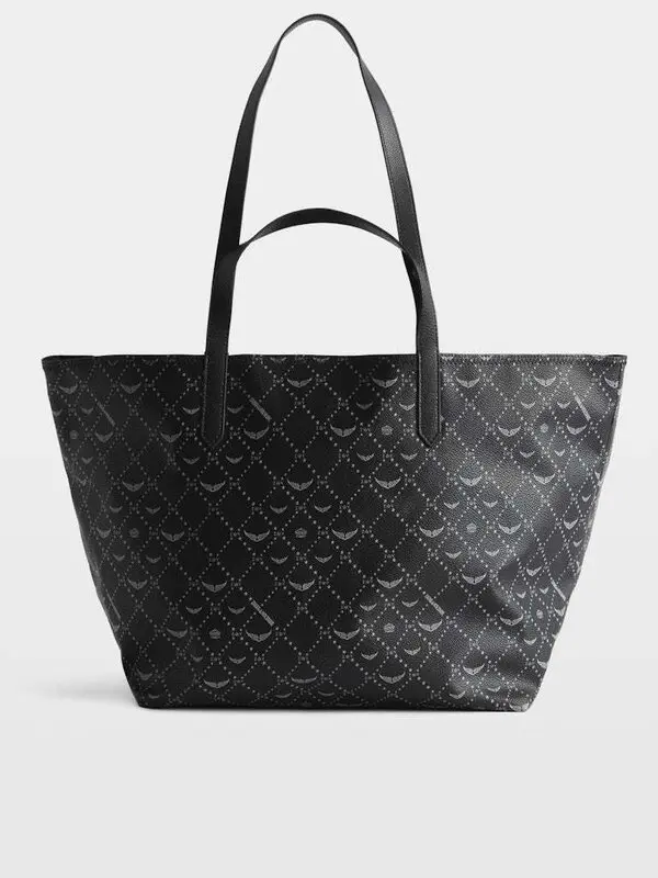 Zadig&Voltaire Logo Printed Tote Bag - Black
