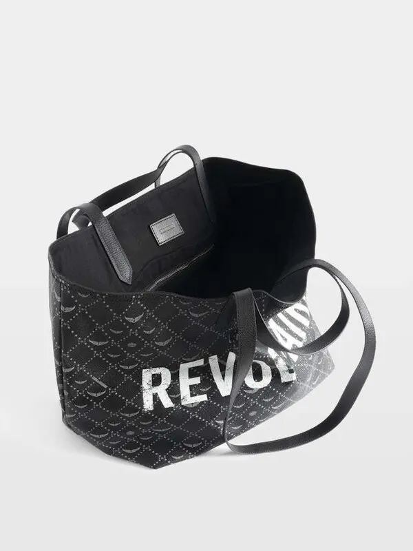 Zadig&Voltaire Logo Printed Tote Bag - Black
