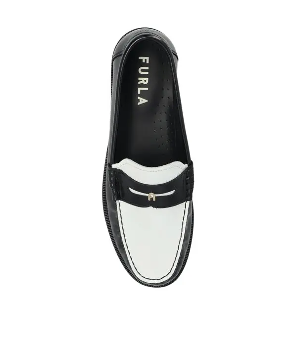 Furla Collage Loafers - Black