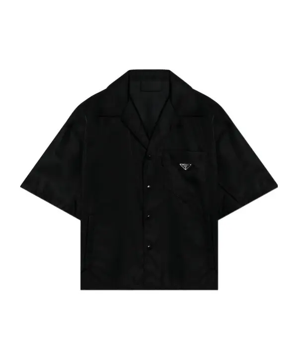 Prada Triangle-logo Short-sleeved Shirt