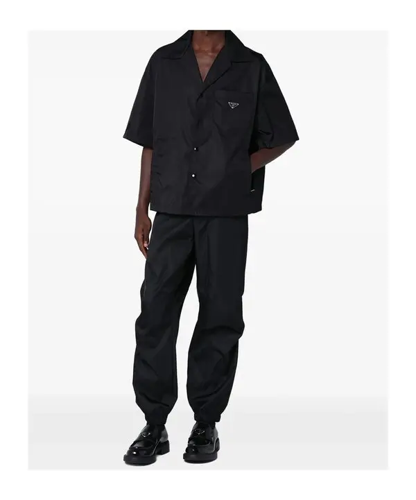 Prada Triangle-logo Short-sleeved Shirt