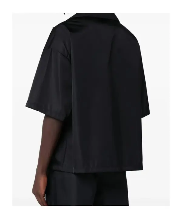 Prada Triangle-logo Short-sleeved Shirt