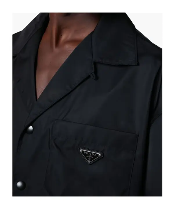 Prada Triangle-logo Short-sleeved Shirt