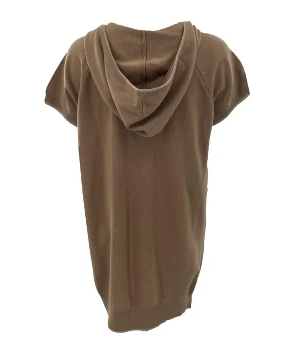 Max Mara Hooded V-neck Sweater