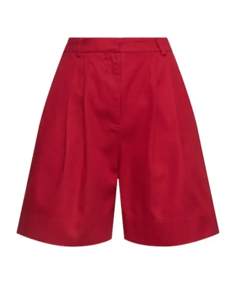 Posse High Waist Shorts - Red