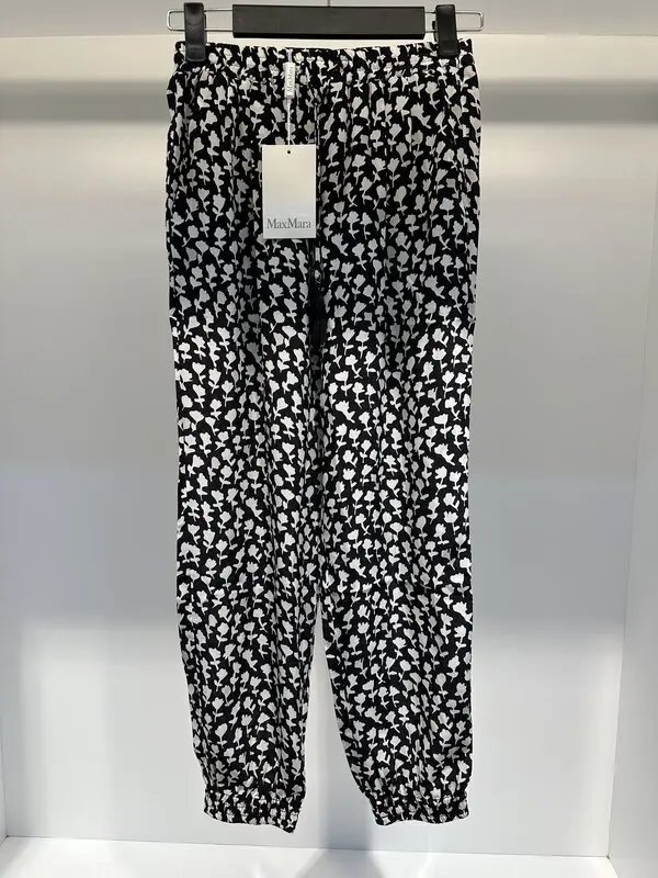 Max Mara Printed Elastic Waist Trousers - No