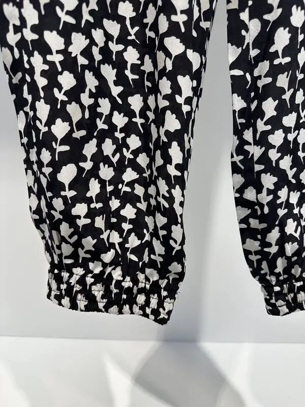 Max Mara Printed Elastic Waist Trousers - No