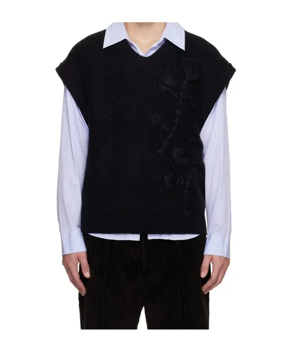 WOOYOUNGMI Sleeveless Knitwear - Black