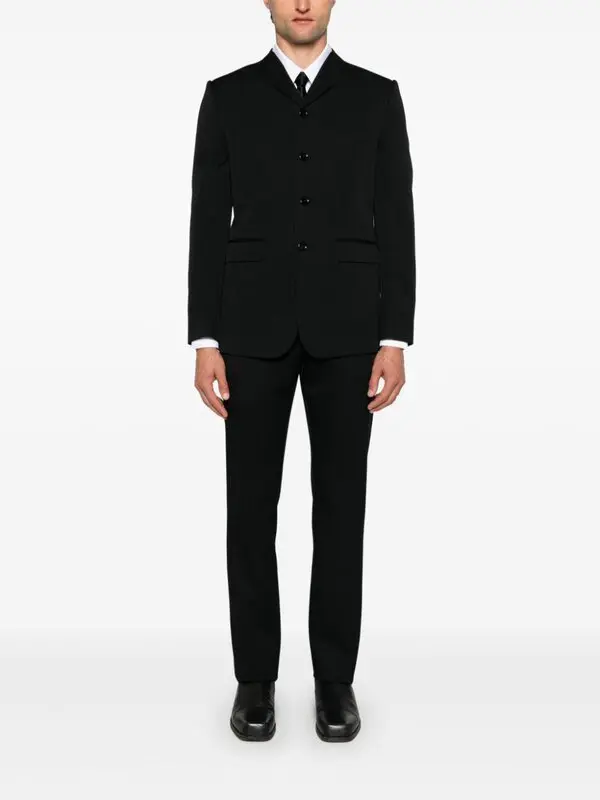 Celine Diagonal Wool Wing Collar Jacket