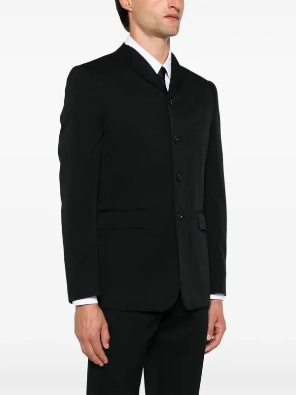 Celine Diagonal Wool Wing Collar Jacket