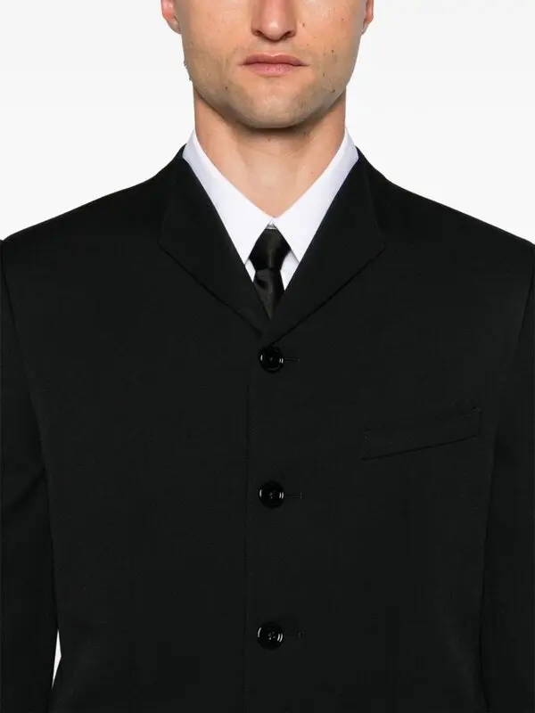 Celine Diagonal Wool Wing Collar Jacket