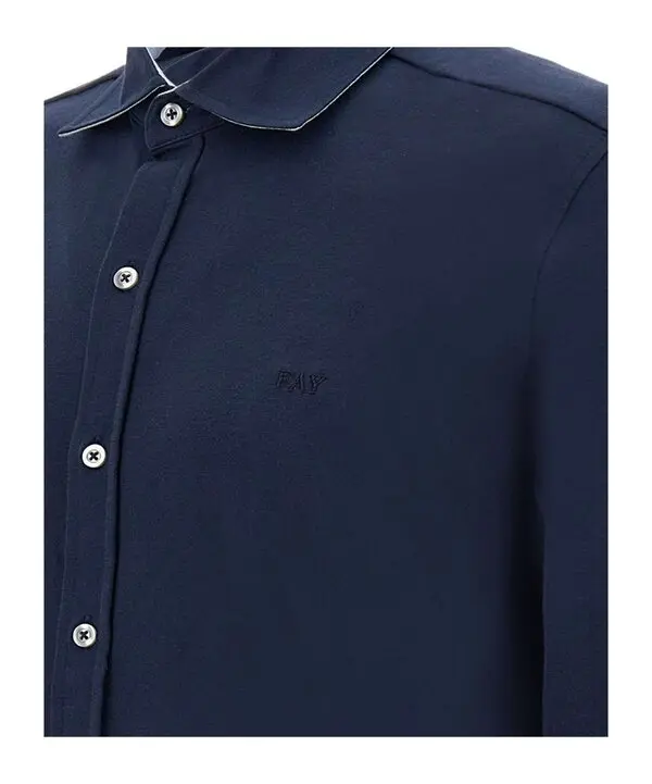 FAY Long-sleeved Shirt - Blue