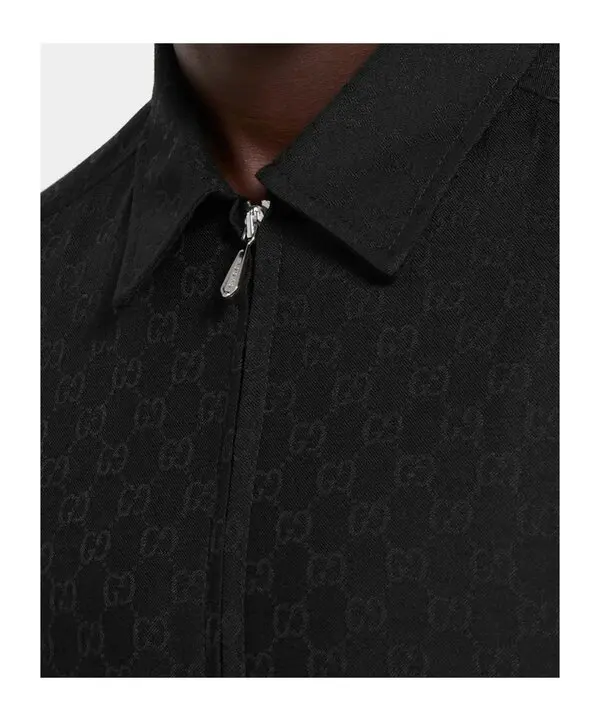 Gucci Gg Wool Zip Jacket