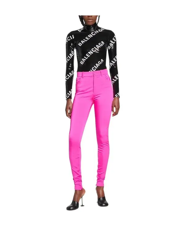 Balenciaga High-waisted Stretch Leggings