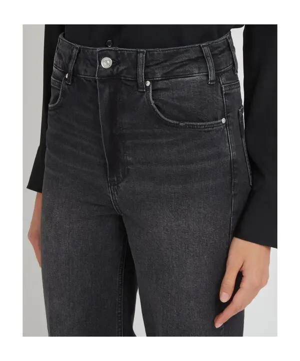 Paige Belted Jeans - Black
