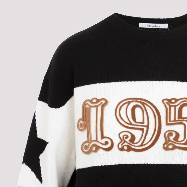 Max Mara 1951" Star Patterned Crewneck Jumper