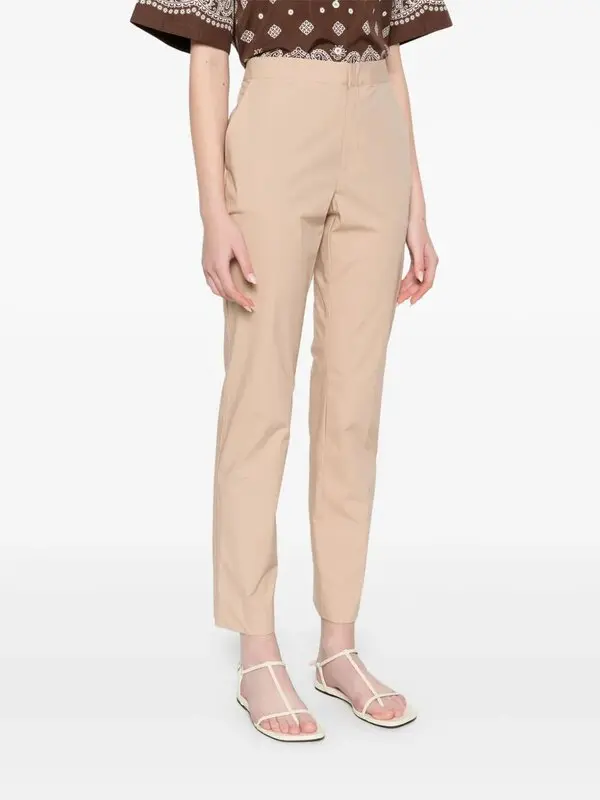 TWINSET Slim Fit Tailored Pants - Nude