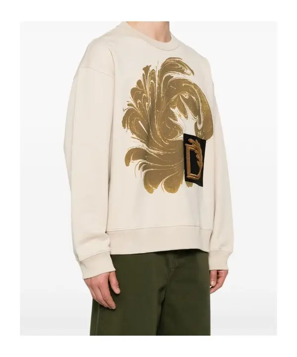 Dries Van Noten Long Sleeve Crewneck Sweatshirt