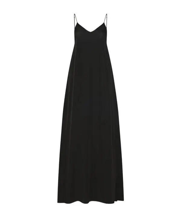 THE ROW V-neck Sleeveless Maxi Dress