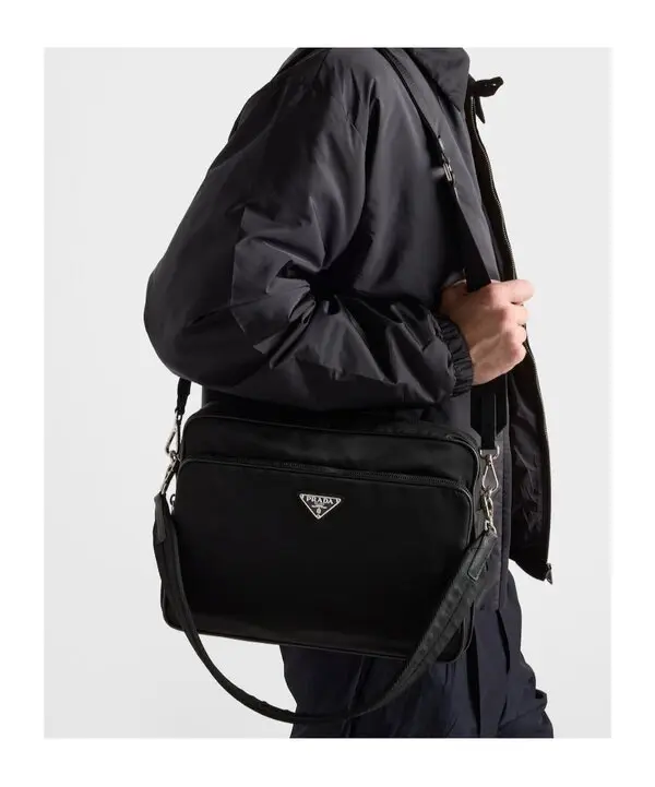 Prada Triangle Logo Shoulder Bag