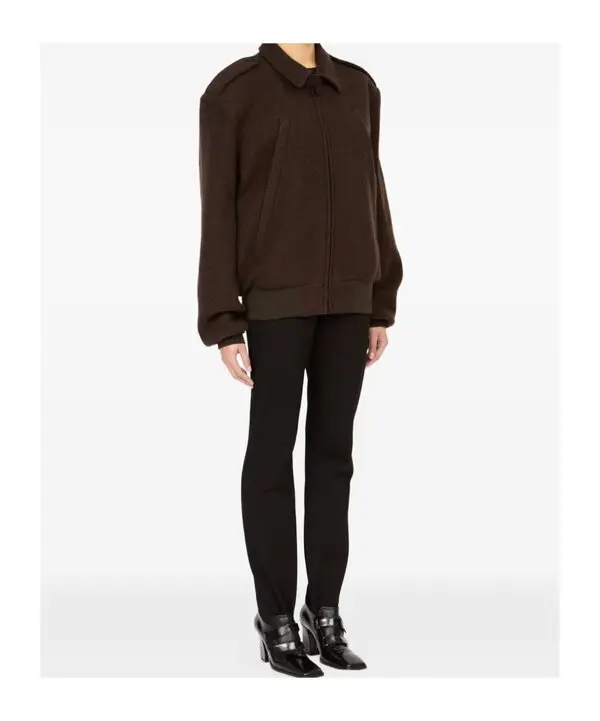 MAISON MARGIELA Pointed Collar Zip Up Jacket