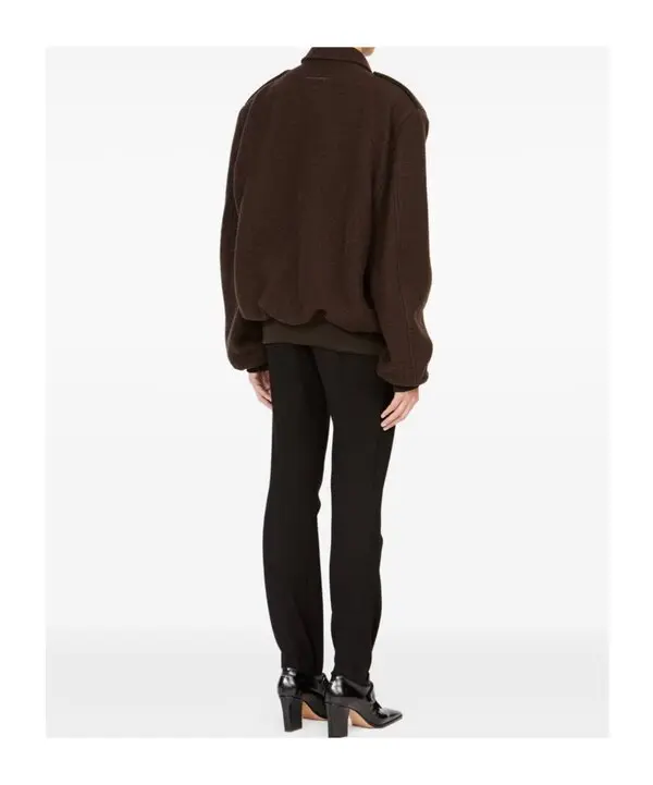 MAISON MARGIELA Pointed Collar Zip Up Jacket