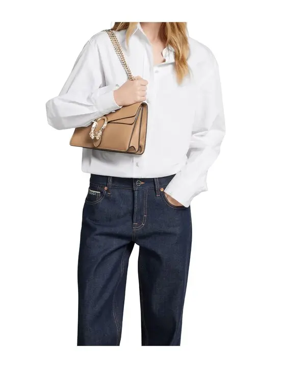 Gucci Dionysus Medium Shoulder Bag - Beige