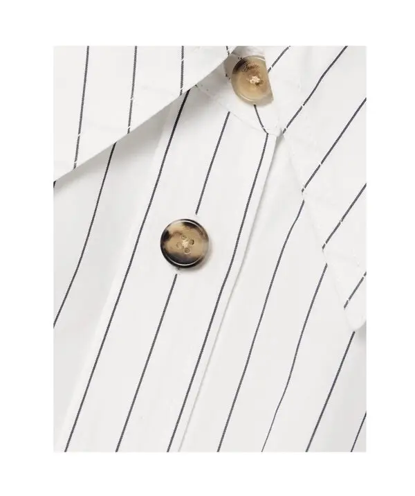 Khaite The Tamal Striped Button-up Shirt