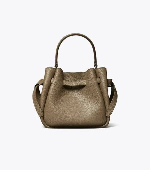 Tory Burch Romy Mini Bucket Bag - Brown