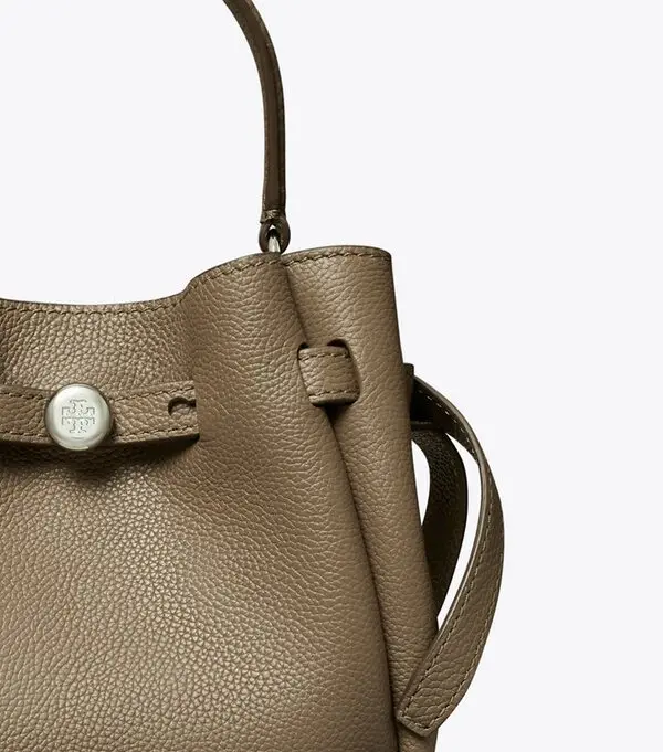 Tory Burch Romy Mini Bucket Bag - Brown