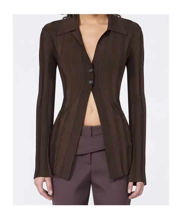 Sportmax Shiny Viscose Cardigan